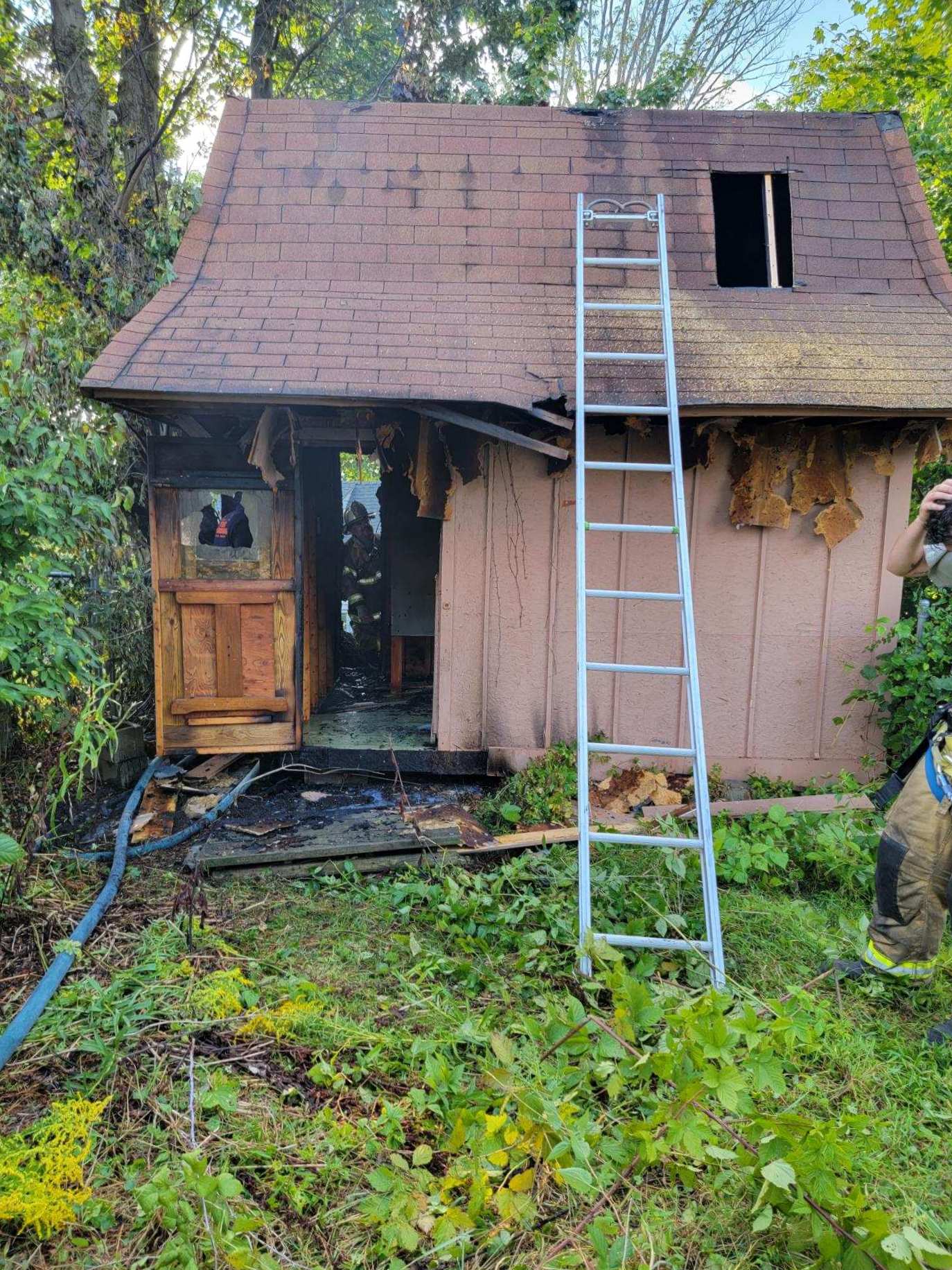 Back Yard Shed Fire – Budd Lake Fire Department