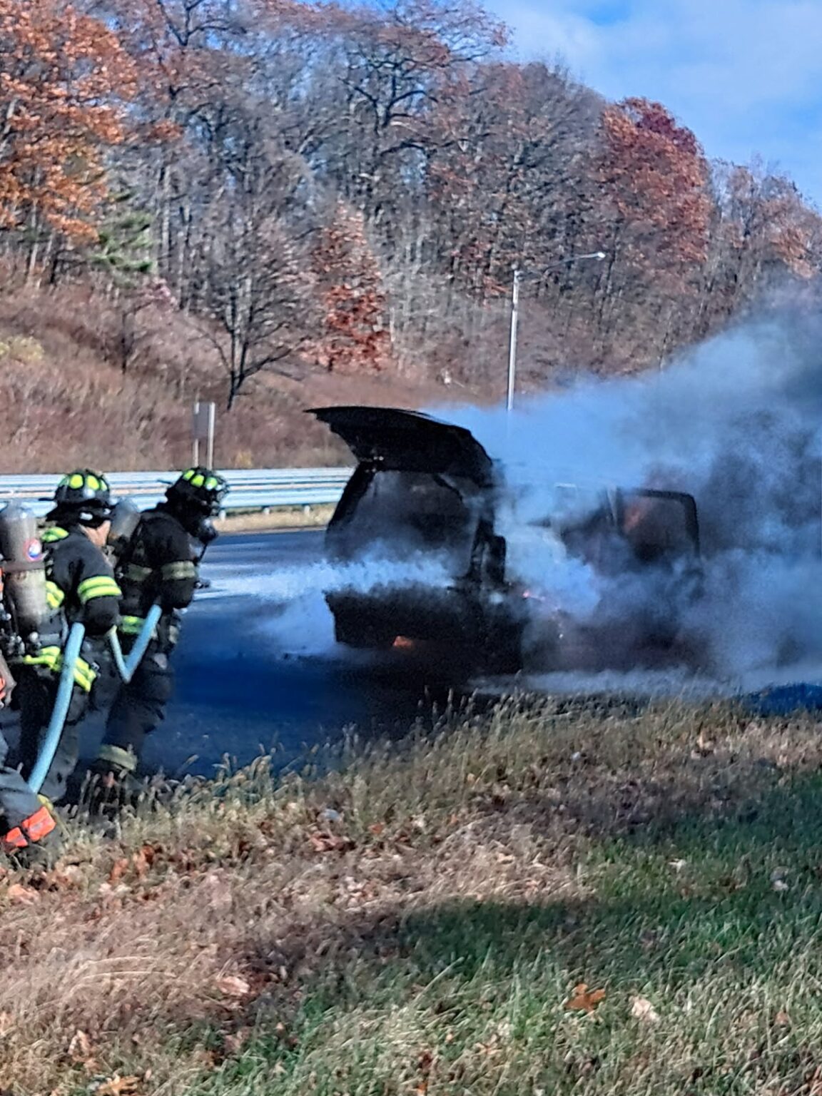 Rt. 80 Car Fire – Budd Lake Fire Department